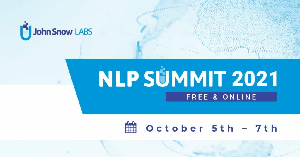 John Snow Labs Announces Program & Speakers for the Second Annual NLP ... John Snow Labs Announces Program & Speakers for the Second Annual NLP ...