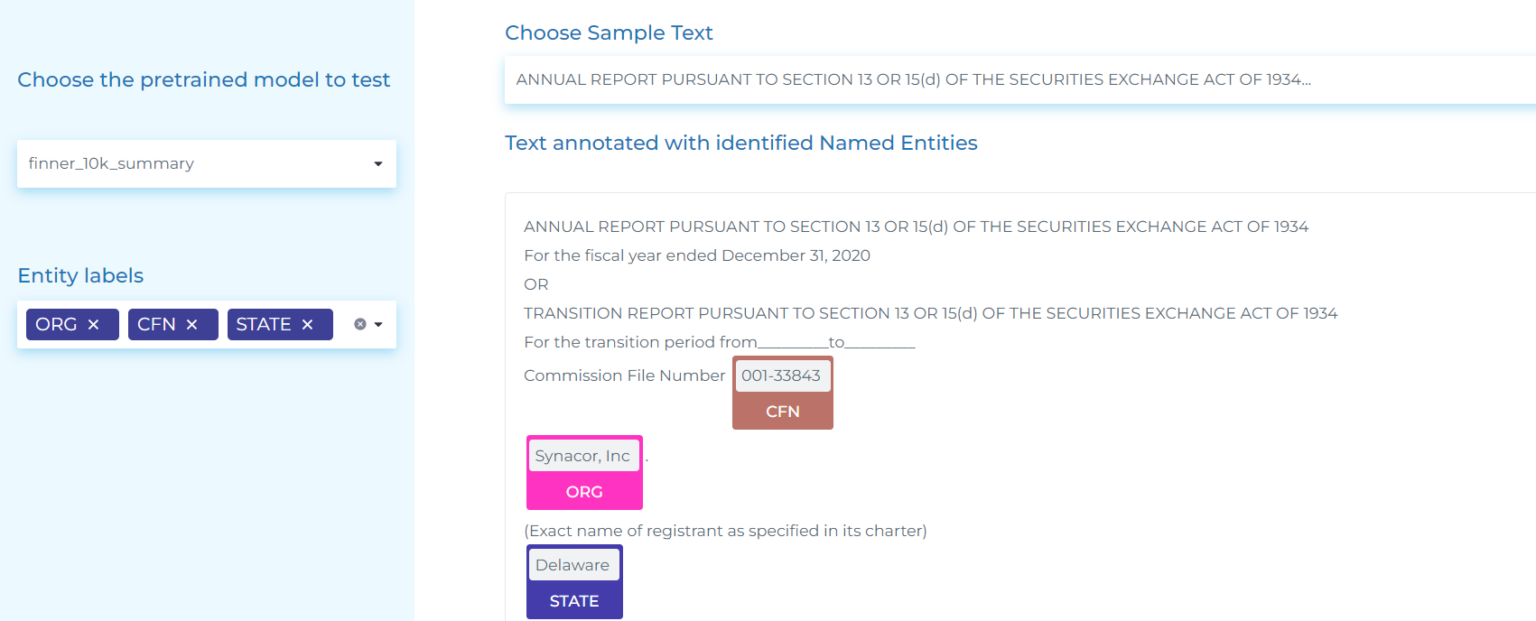 Named Entity Recognition In Nlp Examples And Algorithms John Snow Labs