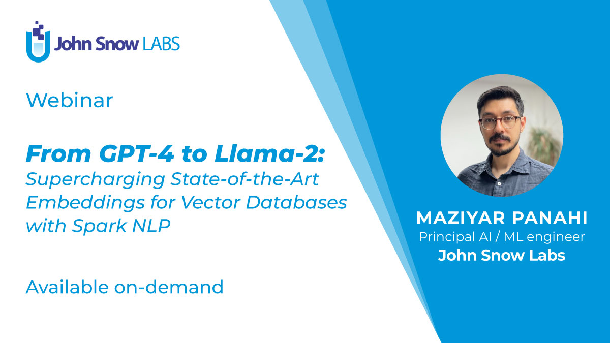 Watch Webinar: From GPT-4 to Llama-2: Supercharging State-of-the-Art Embeddings for Vector ...